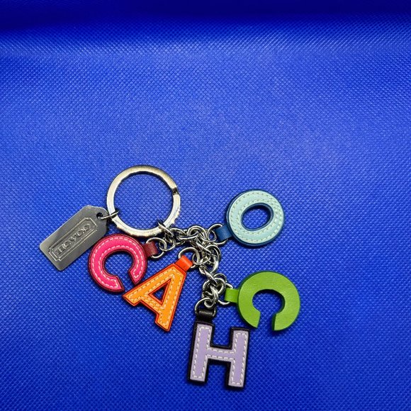 Coach | Accessories | Coach Multi Letters Mix Keychain Key Fob C O A C ...